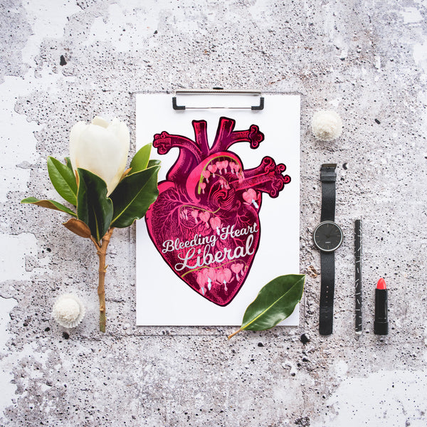 Bleeding Heart Liberal: Feminist Print – Fabulously Feminist